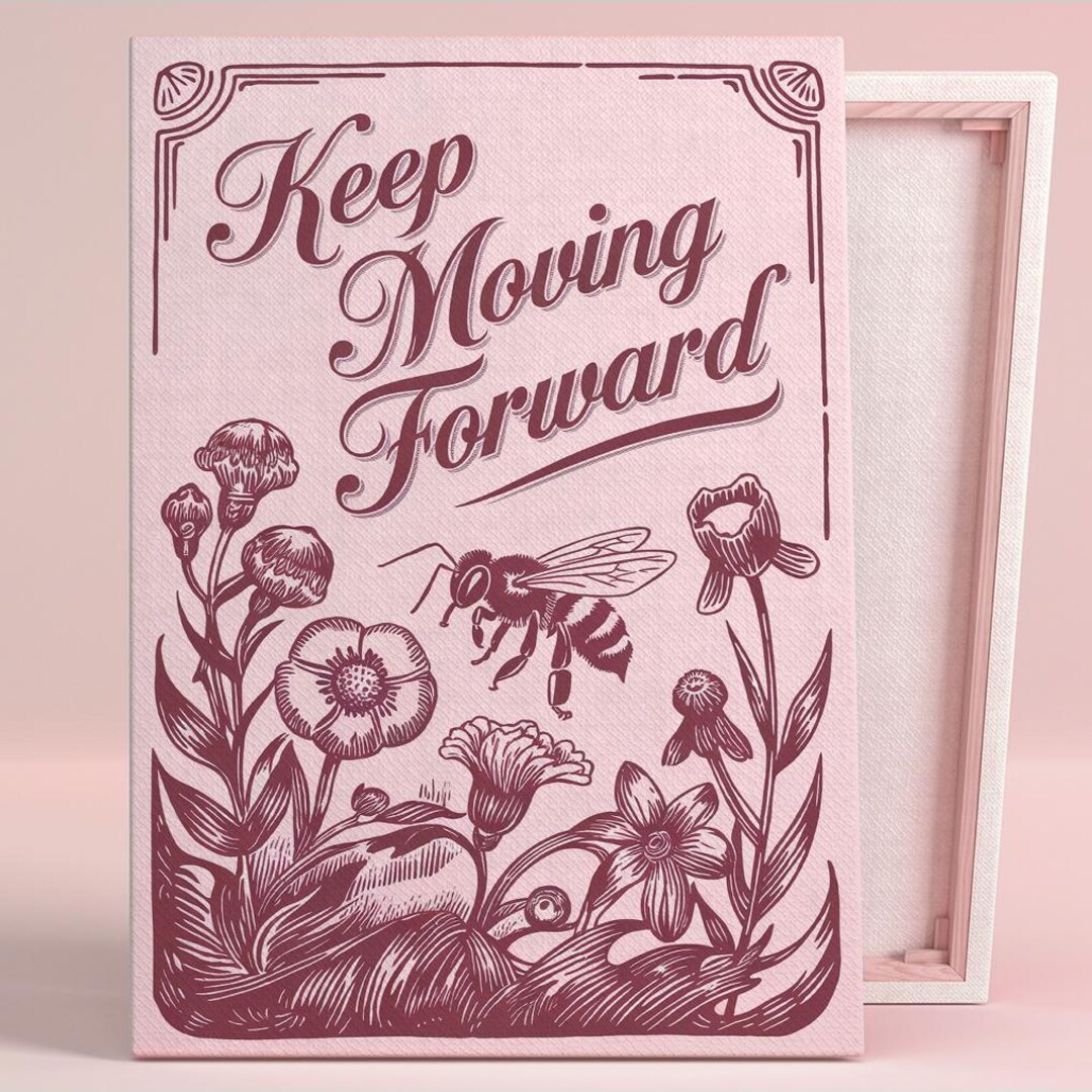 Keep Moving Forward Art Poster or Canvas Wall Art for Bohemian Living ...