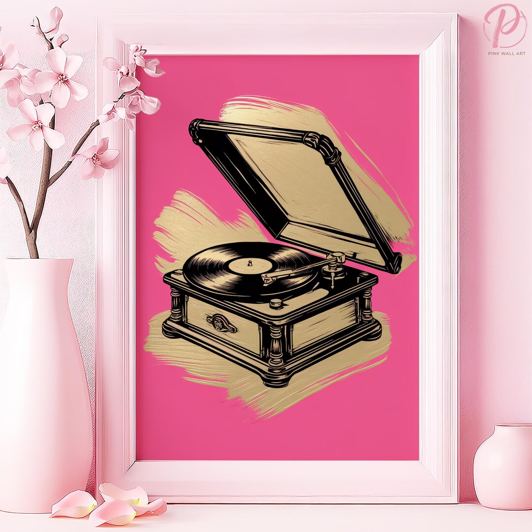Classic Gramophone Symphony Art Poster or Canvas Wall Art Mid-century ...