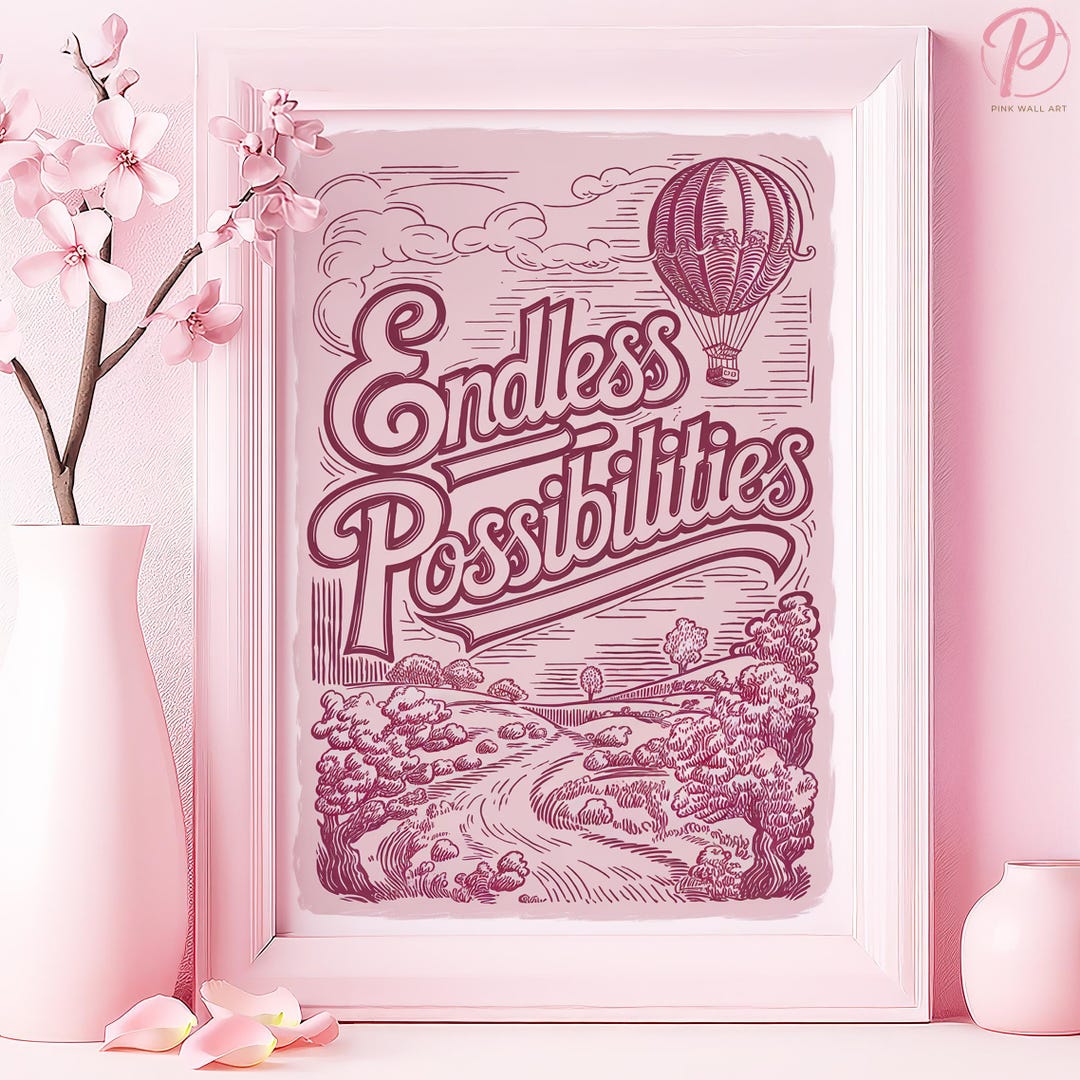 Endless Possibilities Art Poster or Canvas Wall Art for Modern Living ...