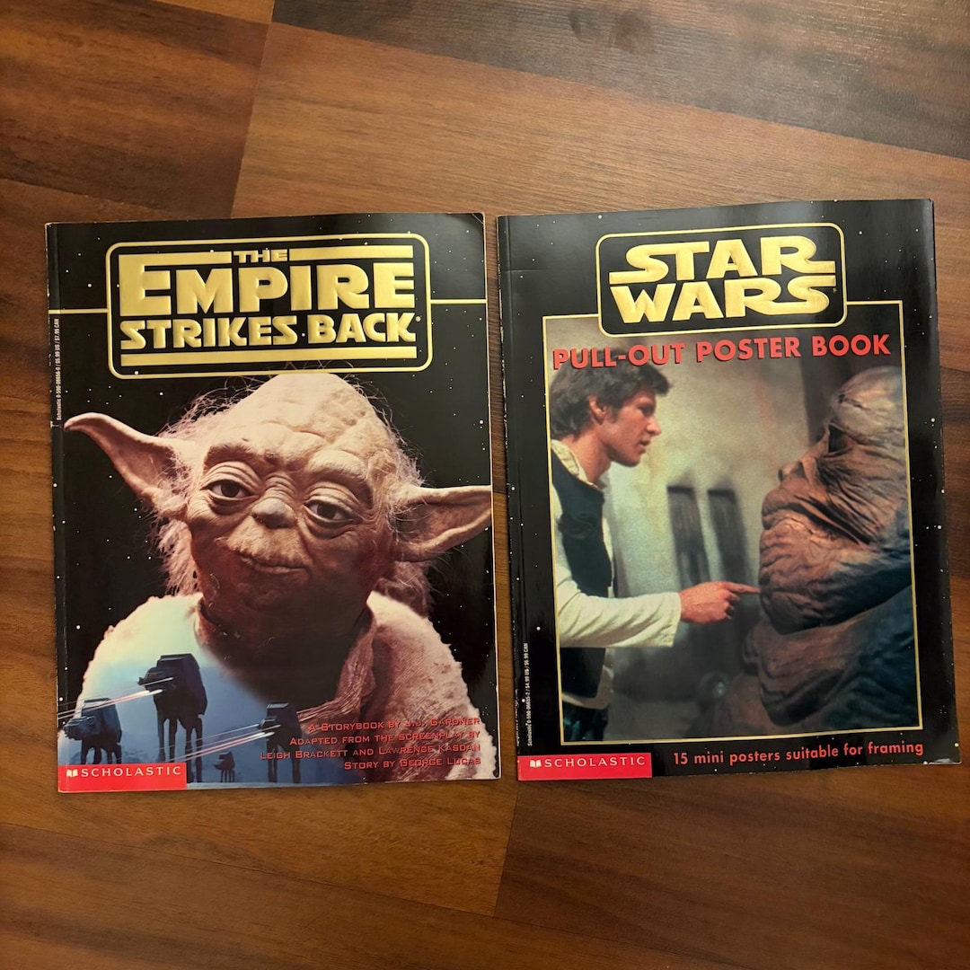 Star Wars the Empire Strikes Back Scholastic Storybook Pull Out Poster ...