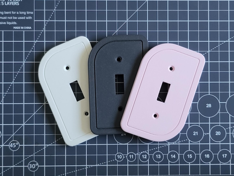 RADIUS Modern Light Switch Cover - Etsy