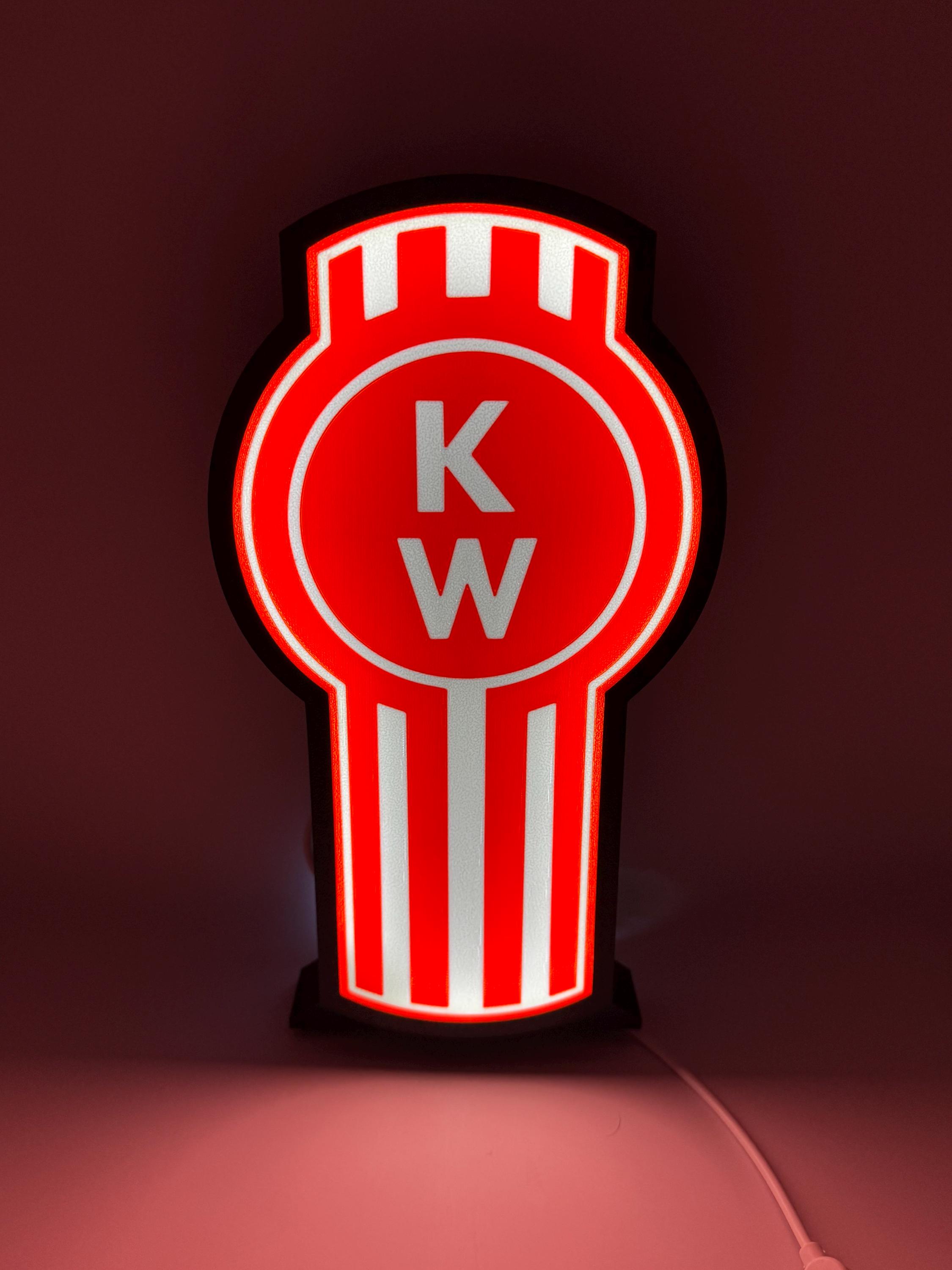 Kenworth - LED Light up Sign - Etsy