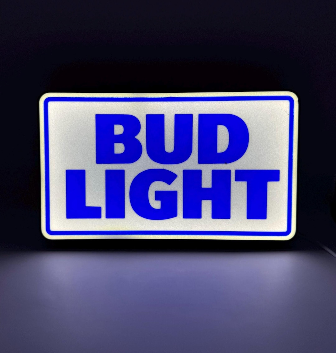 Bud Light - LED Light up Sign - Etsy