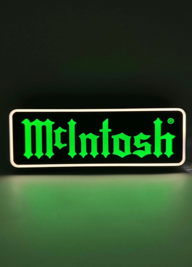 Mcintosh - Light up LED Sign - Etsy