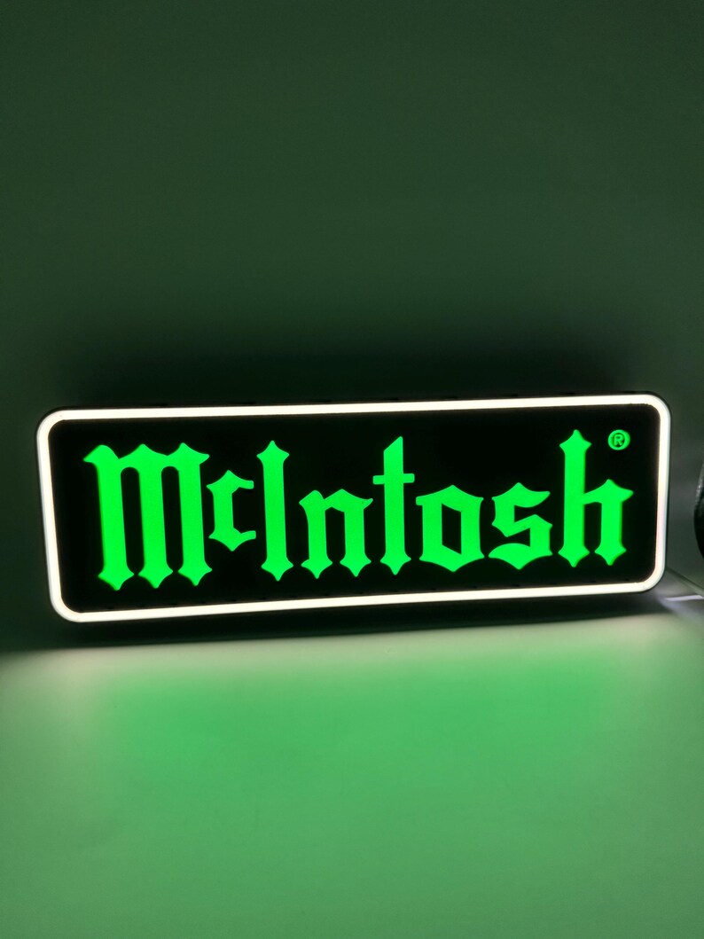 Mcintosh - Light up LED Sign - Etsy