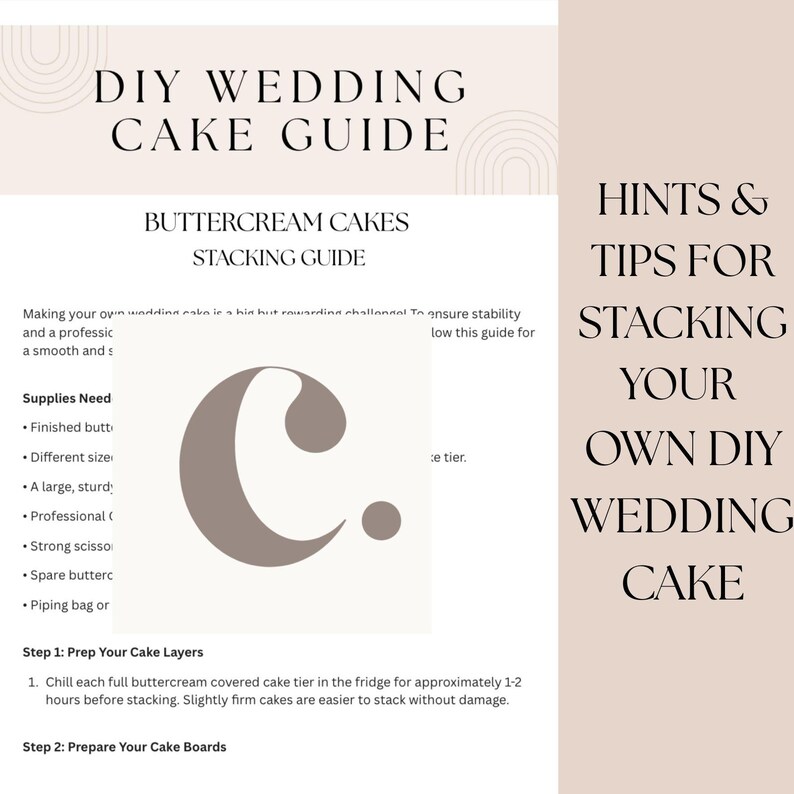 DIY Wedding Cake Guide, Top Tips for Making Your Own Buttercream Cake ...