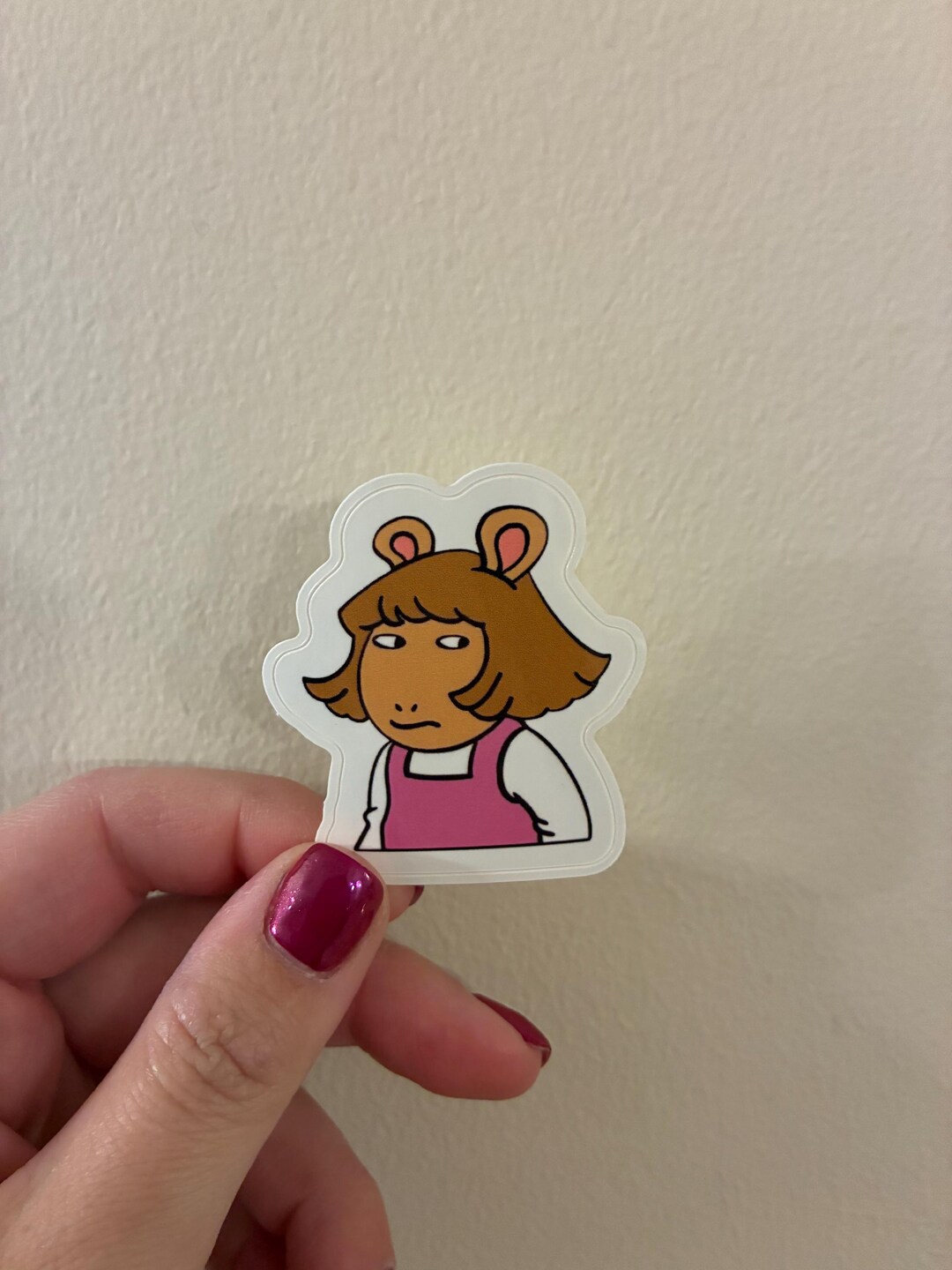 D.W. Side Eye Sticker - Etsy
