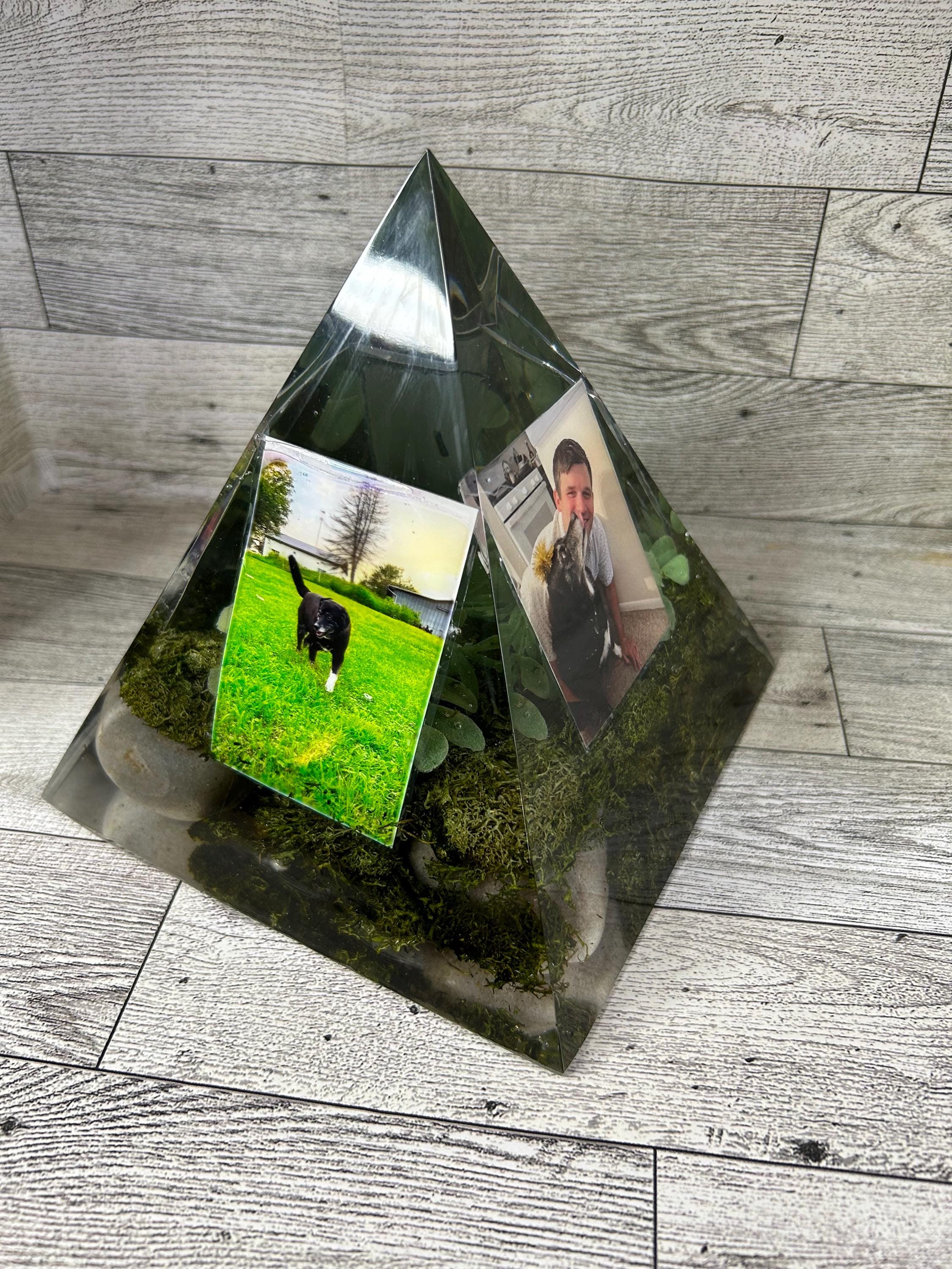 Custom Pet Memorial Resin Pyramid: Personalized Photo Keepsake - Etsy
