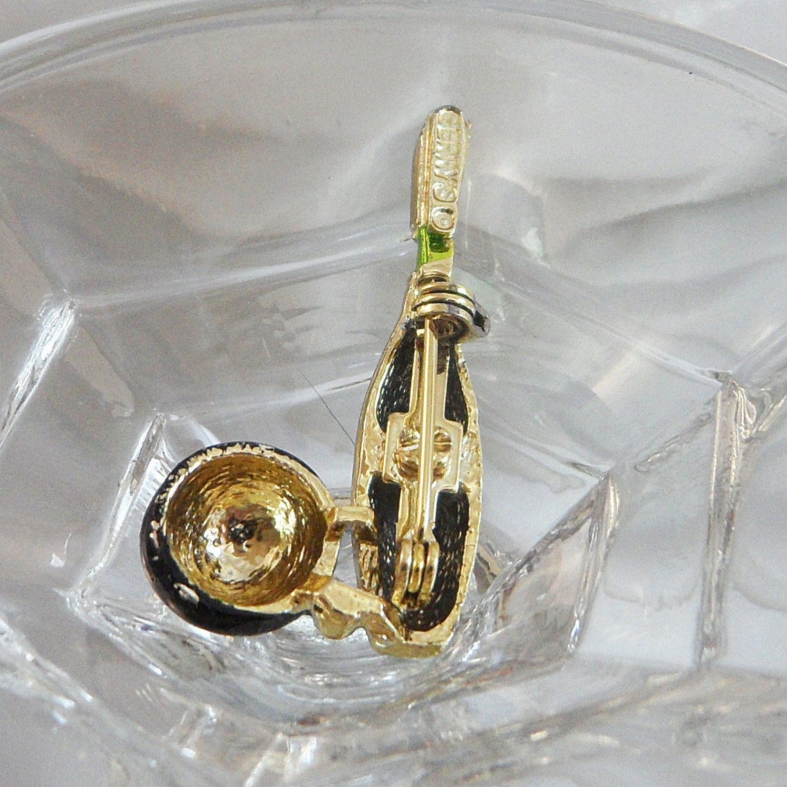 Bowling Brooch. Bowling Ball. Bowling Pin. Rhinestone. Gerry's Waalaa ...
