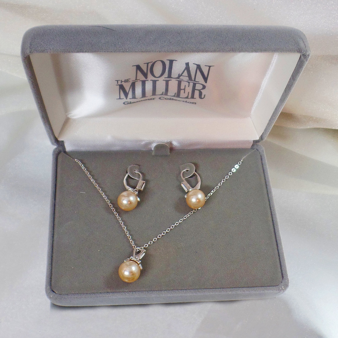 Nolan Miller Necklace. Nolan Miller Earrings. Pearl Necklace. Nolan ...