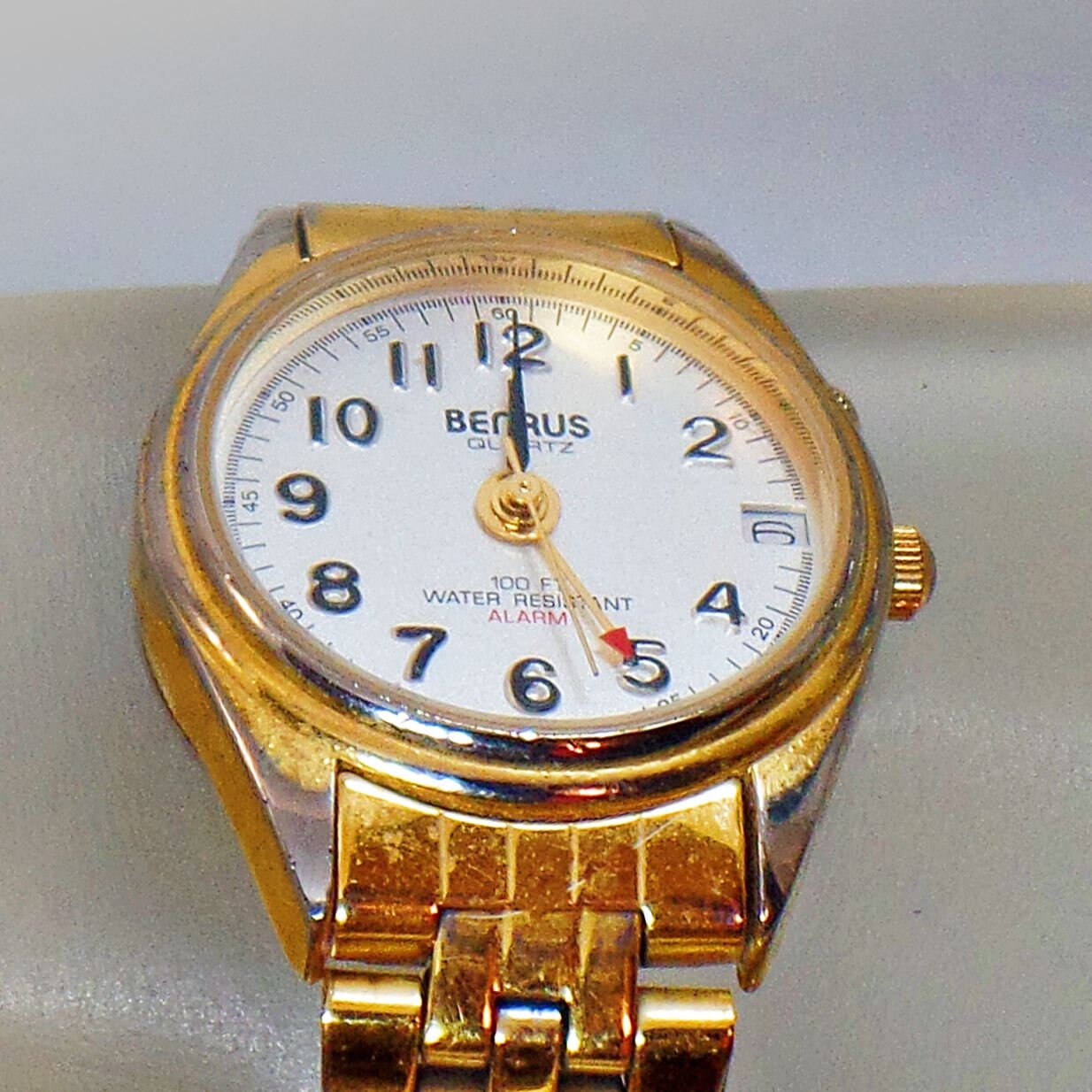 Ladies Watch. Benrus Gold Watch. Water Resistant Watch. Alarm Watch ...
