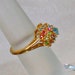 Vintage Ring. Gemstone Ring. Pastel Ring. 18k GE Ring. Cocktail Ring ...
