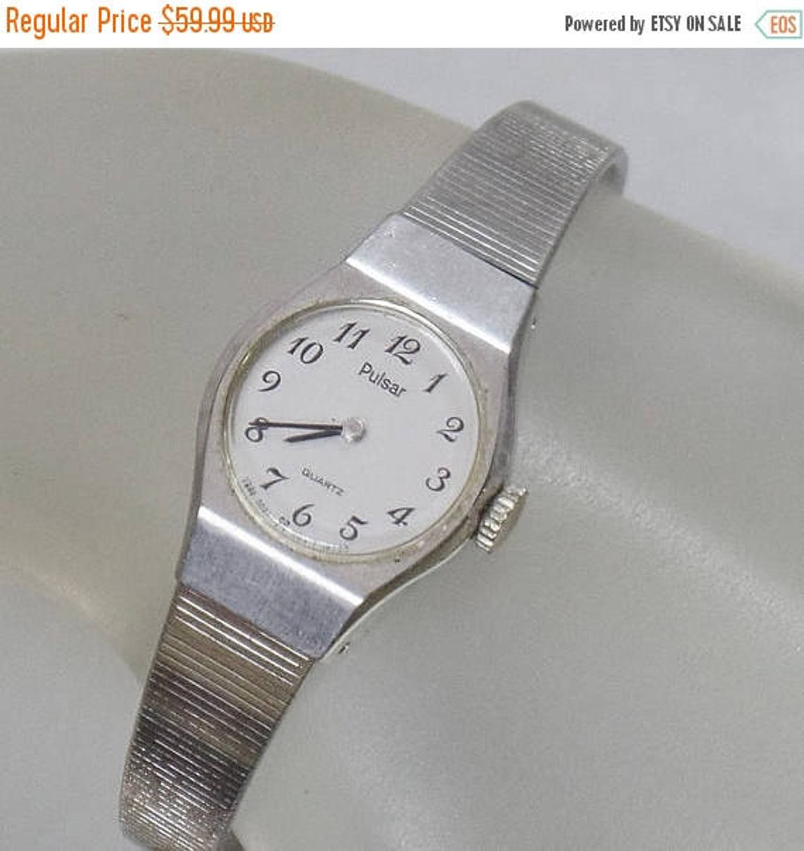 Ladies Watch. Silver Pulsar Ladies Watch. Silver Tone Pulsar Women's ...