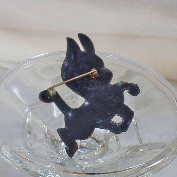 Copper Donkey Brooch. Political Democrat Copper Donk… - Gem