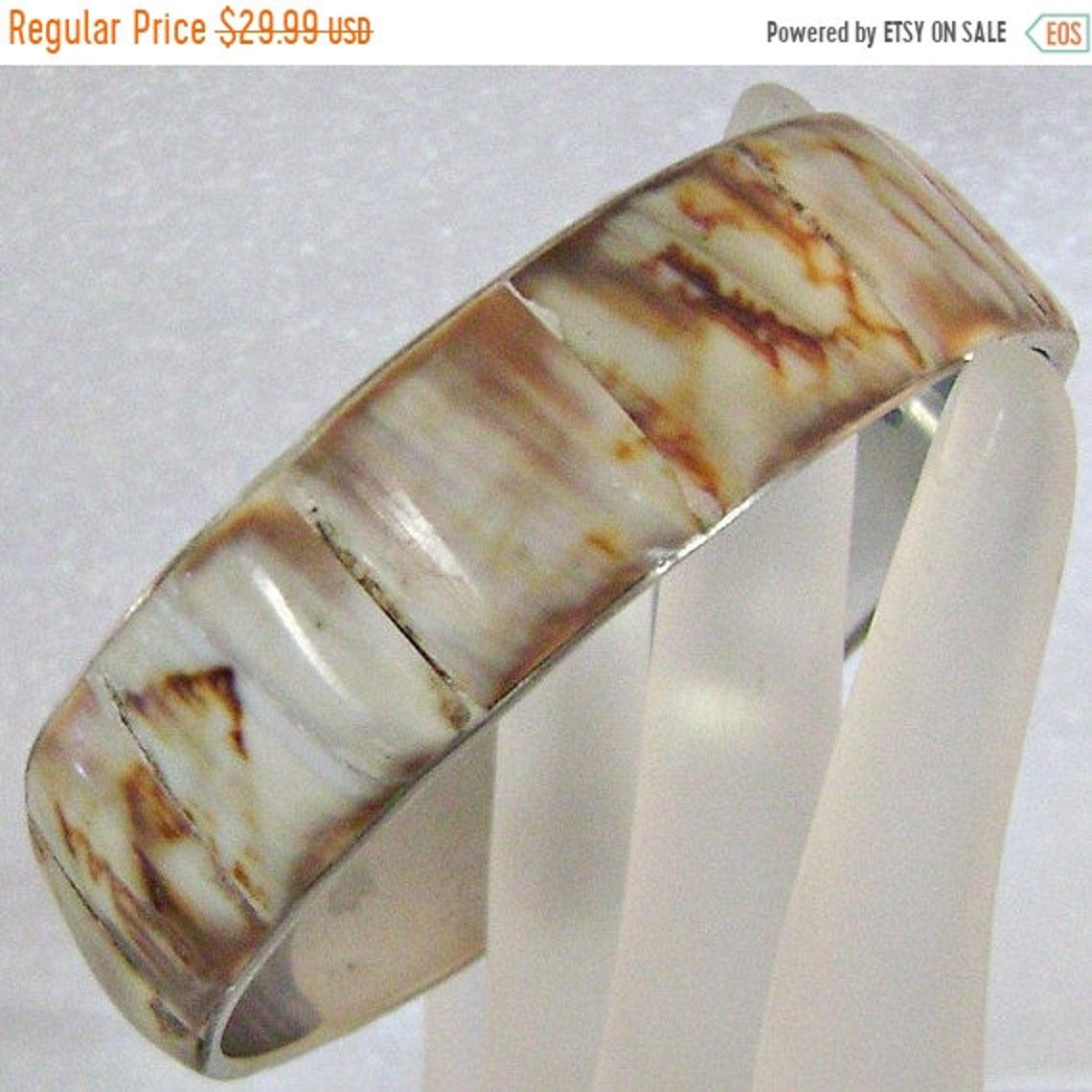 Bangle Bracelet. Tiger Shell Bracelet. Wide Tiger Shell Bangle | Etsy