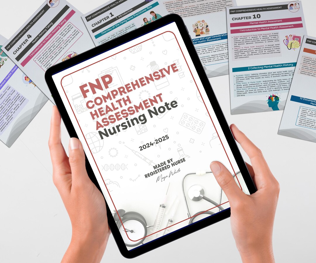 FNP Comprehensive Health Assessment Notes, Nursing School Notes, FNP ...