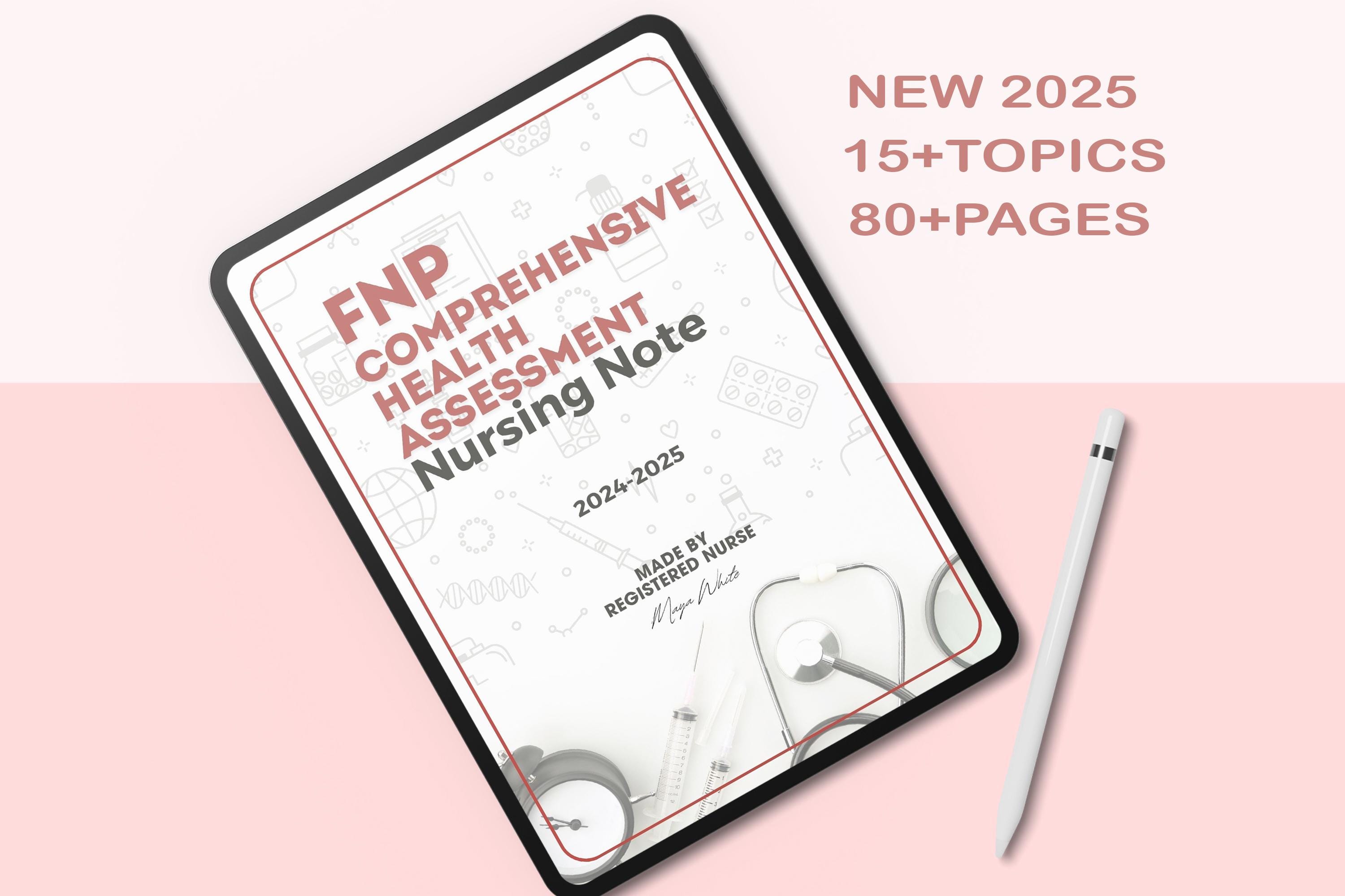 FNP Comprehensive Health Assessment Notes, Nursing School Notes, FNP ...