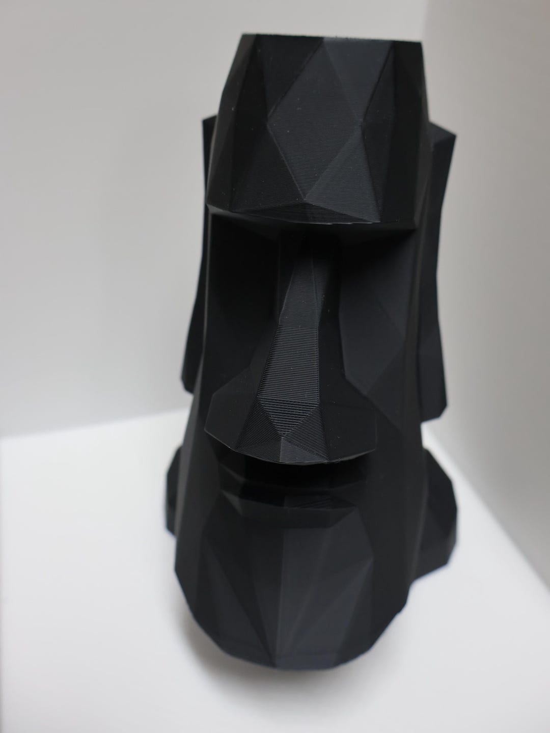 3d-printed Moai Planter Unique Geometric Easter Island Head Pot for ...