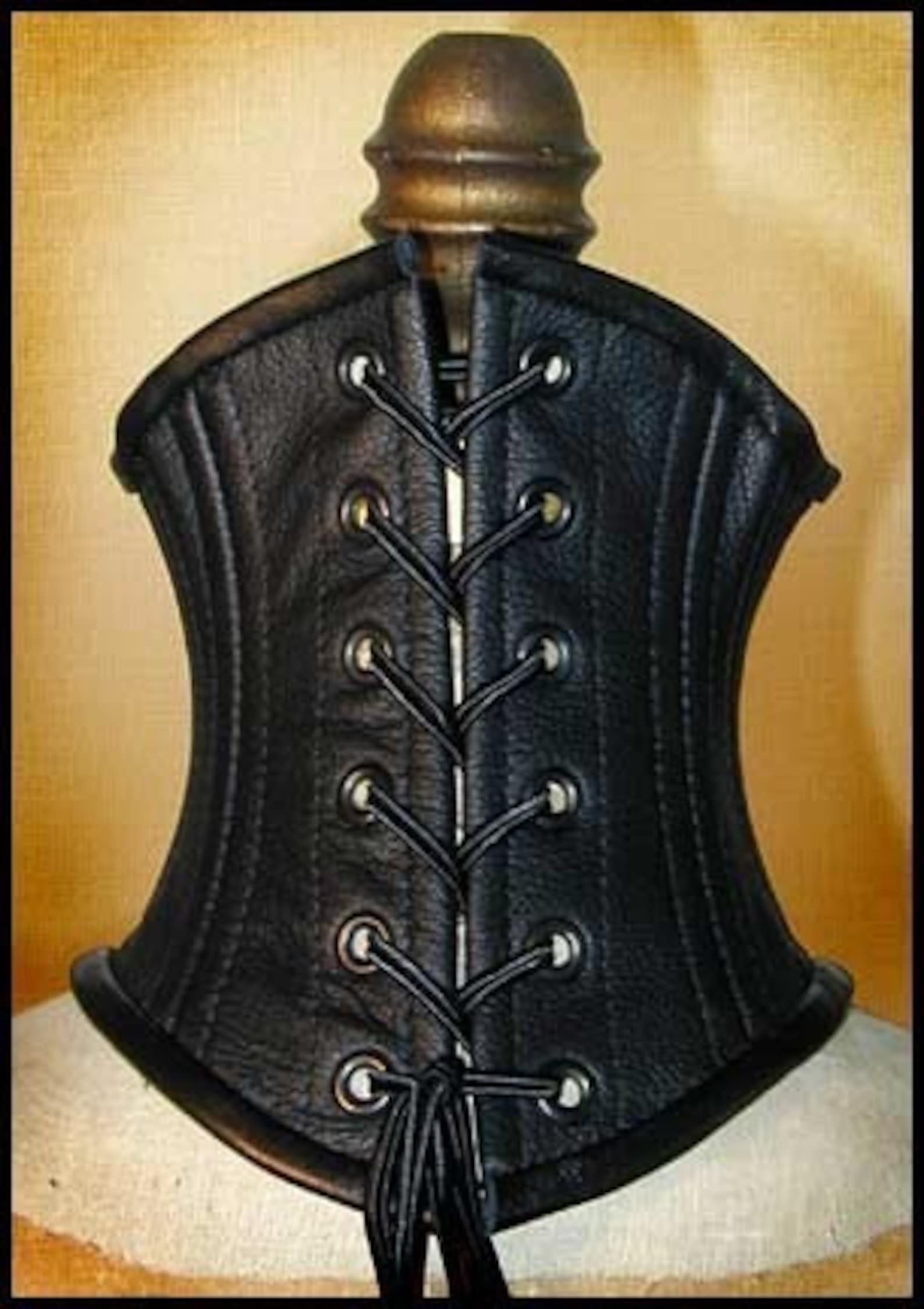 Leather Neck Corset Posture Collar, Gender Neutral and Custom Made to ...