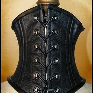 Leather Neck Corset Posture Collar, Gender Neutral and Custom Made to ...