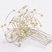Parisian Style Art Deco Inspired Ivory Feather Comb. Bridal Comb - Etsy
