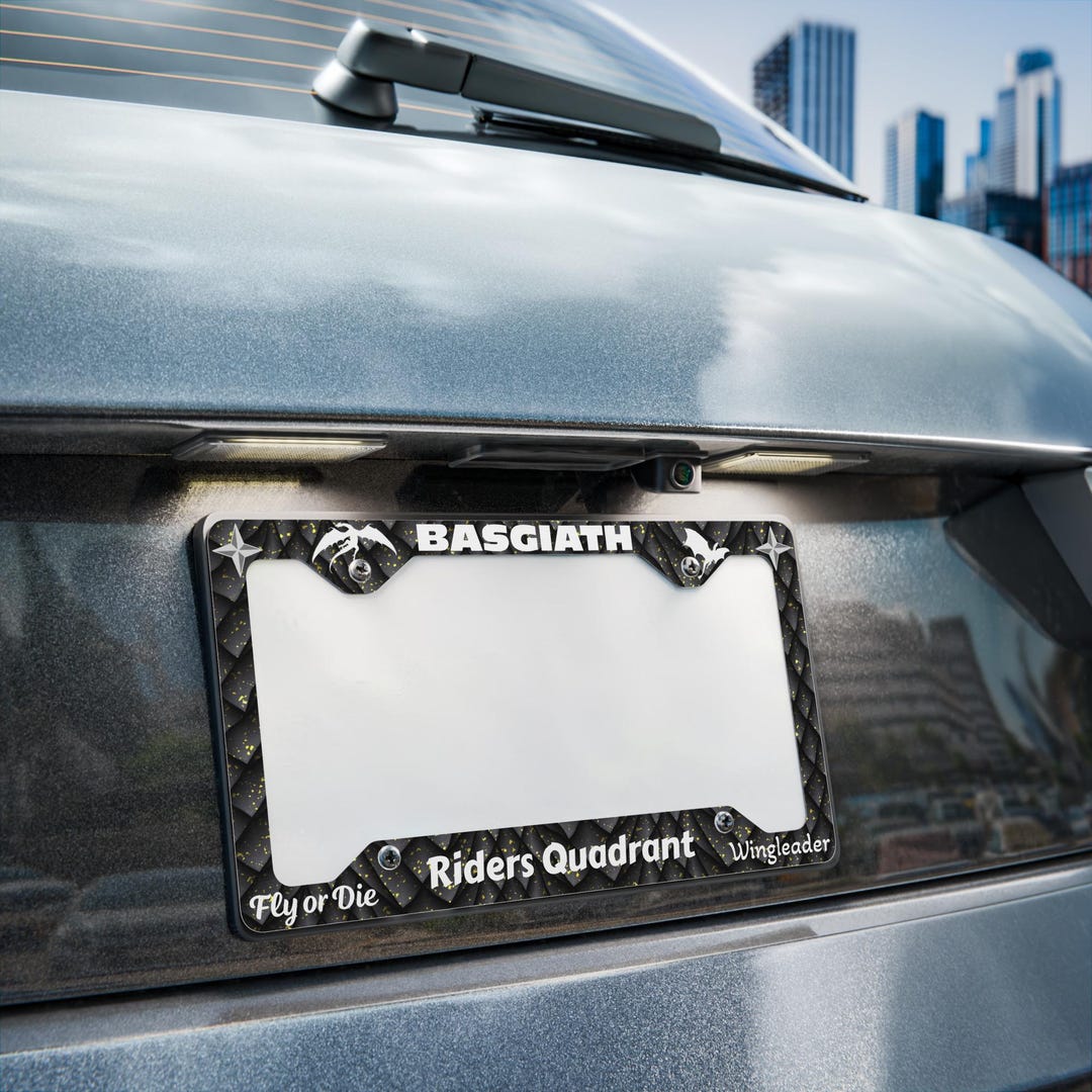 Fourth Wing Dragonscale License Plate Frame, Basgiath Riders Quadrant ...
