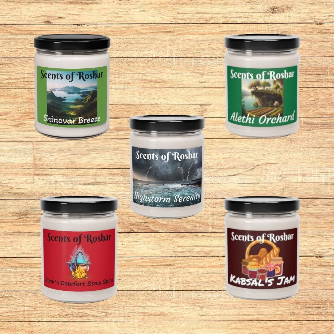 Stormlight Archive Candle, Cosmere Merch, Stormlight Archive Gift ...