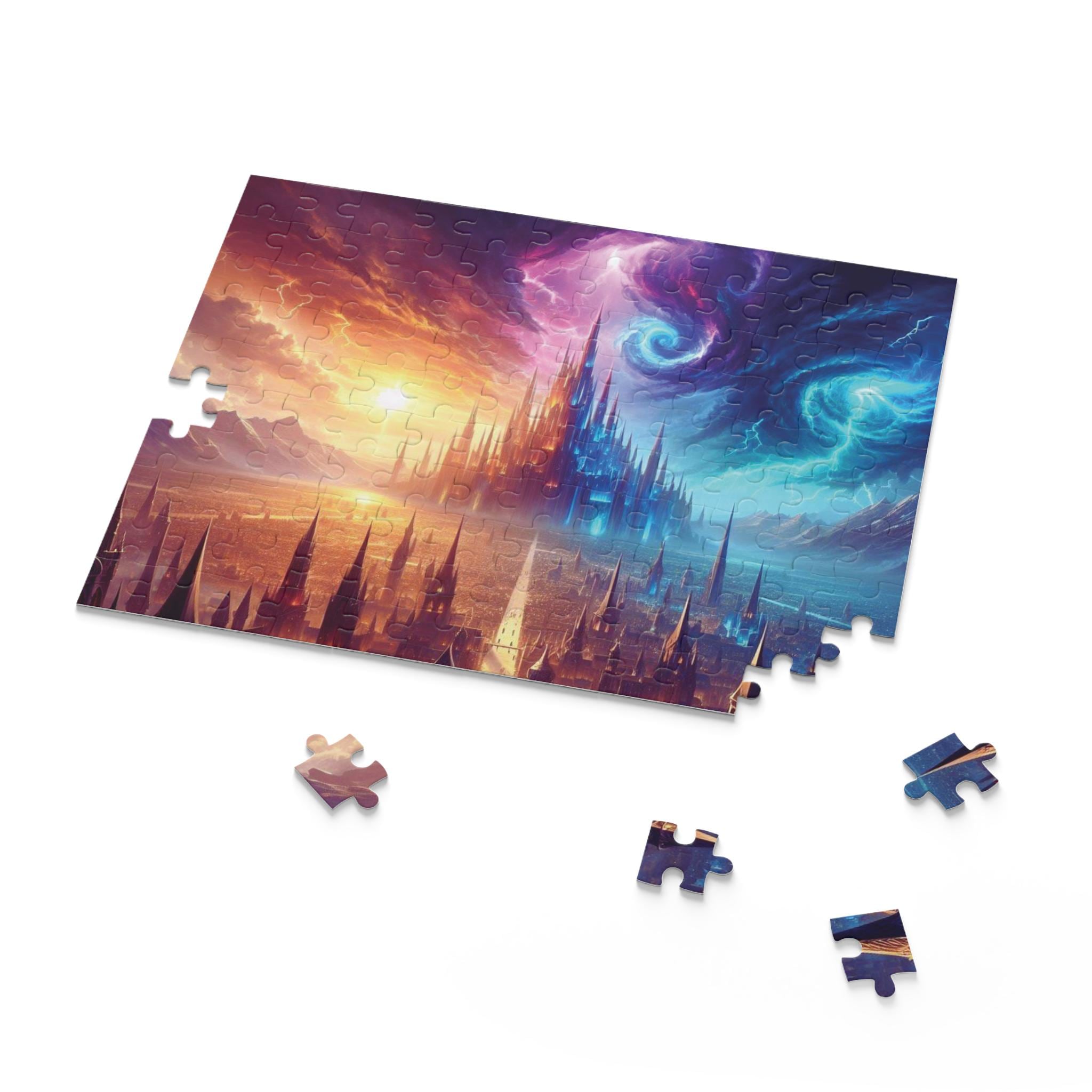 Stormlight Archive Highstorm Vs Everstorm Puzzle, Cosmere Art Merch ...