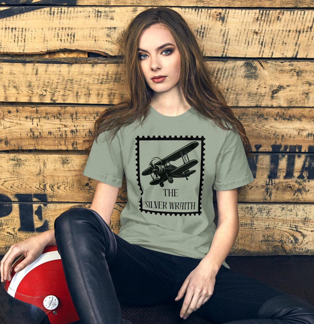 The Silver Wraith T-shirt, Dragons and Aces Biplane Pilot Shirt, J ...
