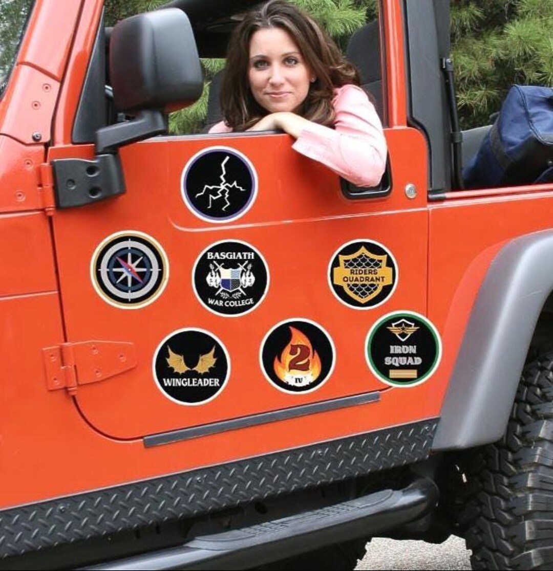 Fourth Wing Patch Car Decal, Onyx Storm Patches Vinyl Sticker, Quest ...