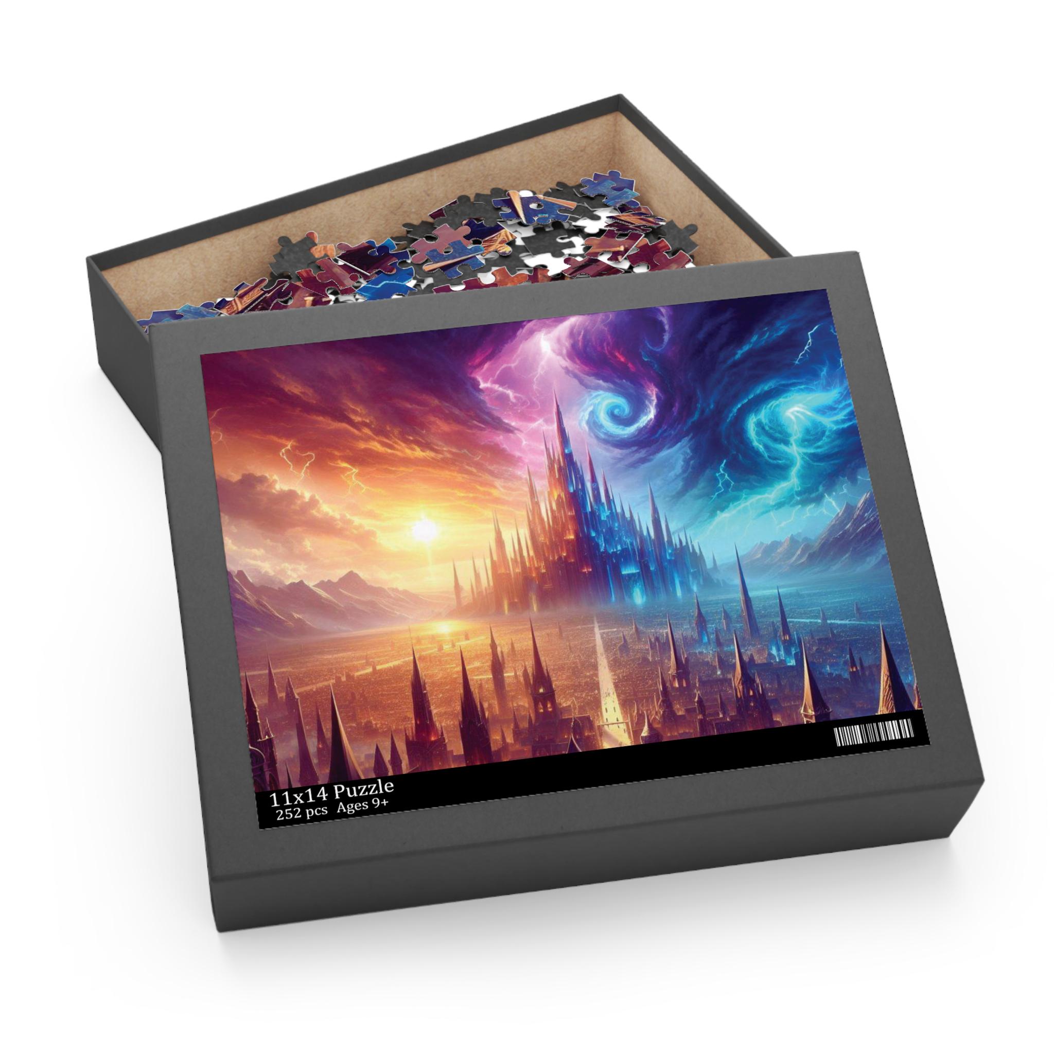 Stormlight Archive Highstorm Vs Everstorm Puzzle, Cosmere Art Merch ...