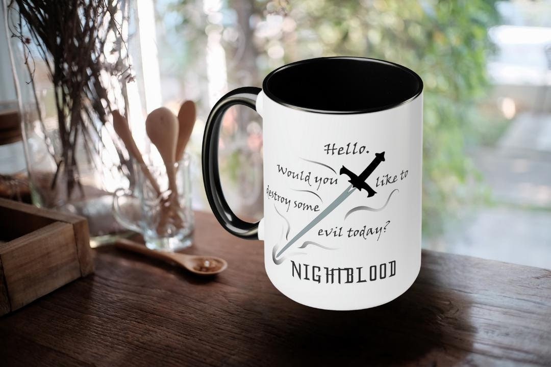 Stormlight Archive Nightblood Mug, Destroy Evil Today Funny Cosmere ...