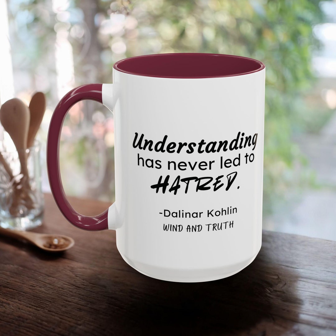 Stormlight Archive Mug, Wind and Truth Dalinar Book Quote, Cosmere ...