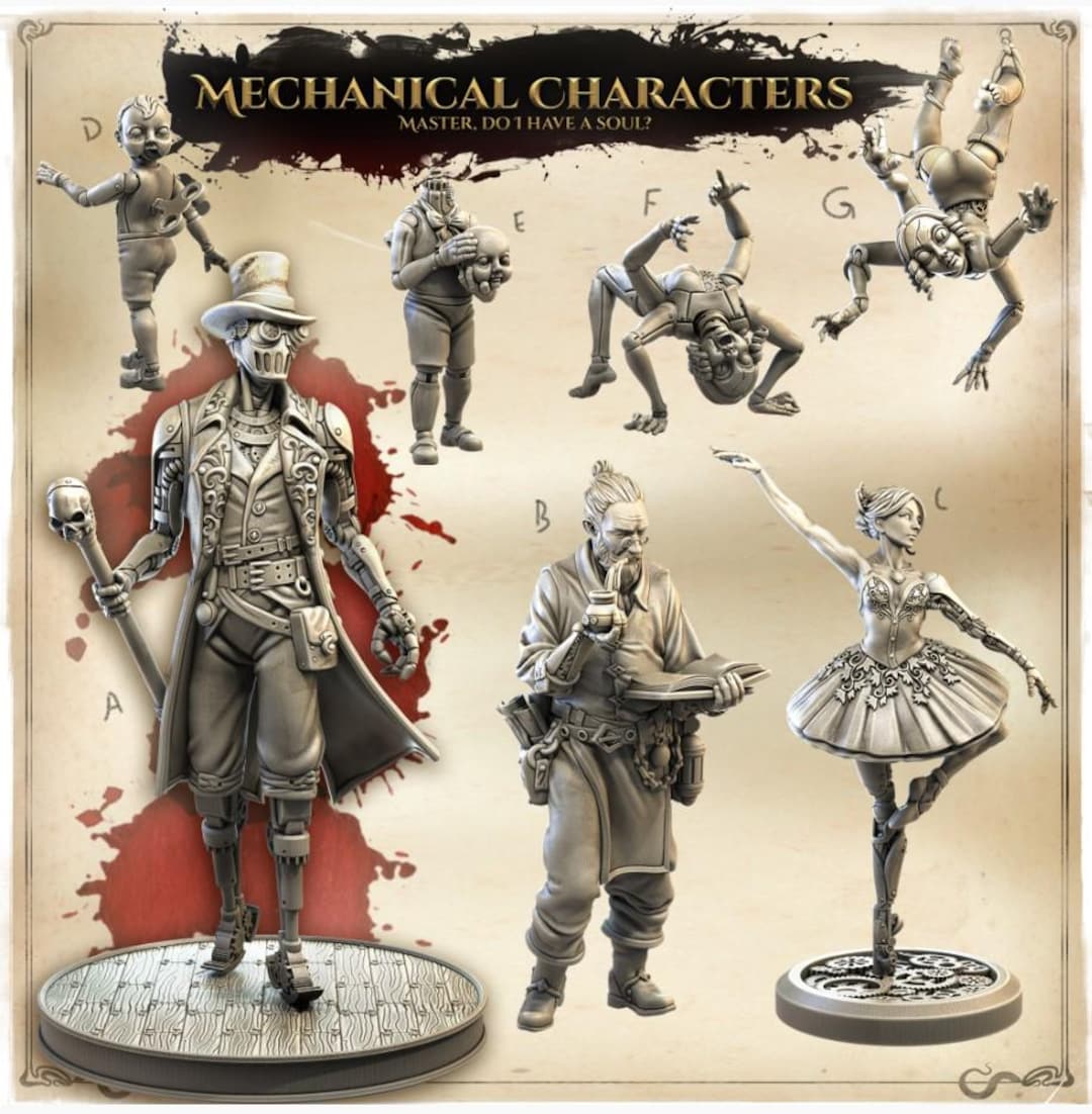 Mechanical Creations - DND Miniature - Etsy