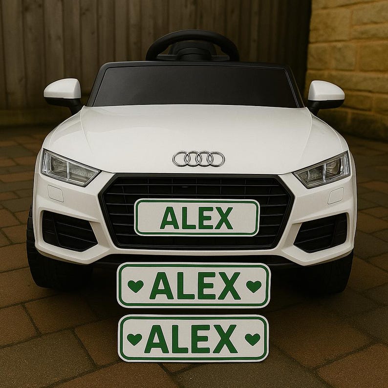 Personalized License Plates - 3D Printing - Toy Car - Kids - Children ...