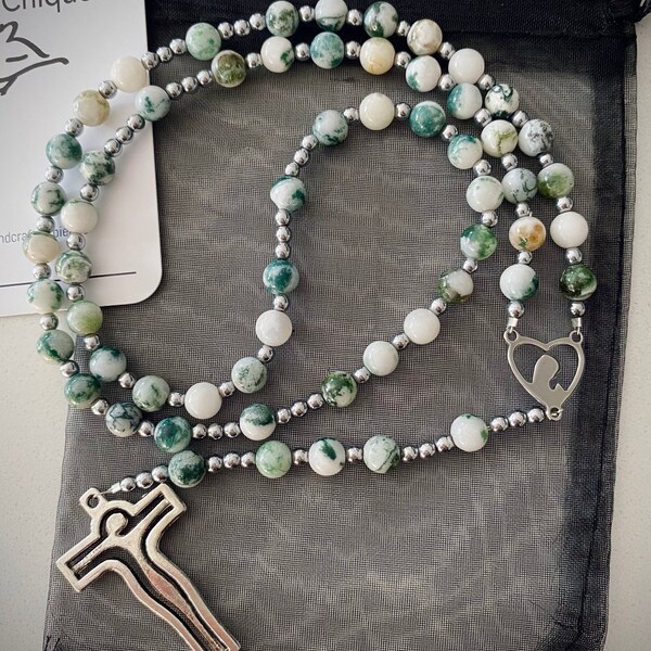 Modern Rosary Necklace - Etsy