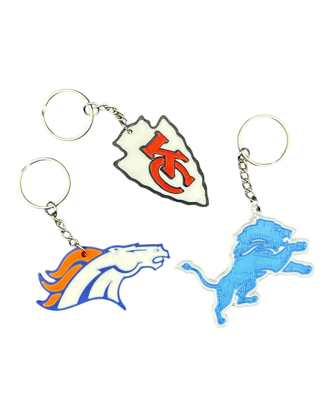 NFL Football Team Keychains - Etsy