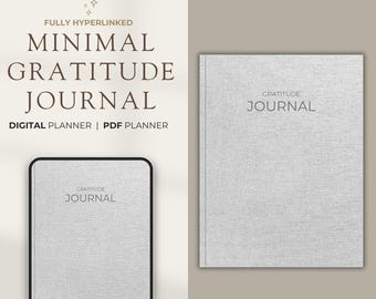 Printable Gratitude Journal, Daily Gratitude Journal Printable ...