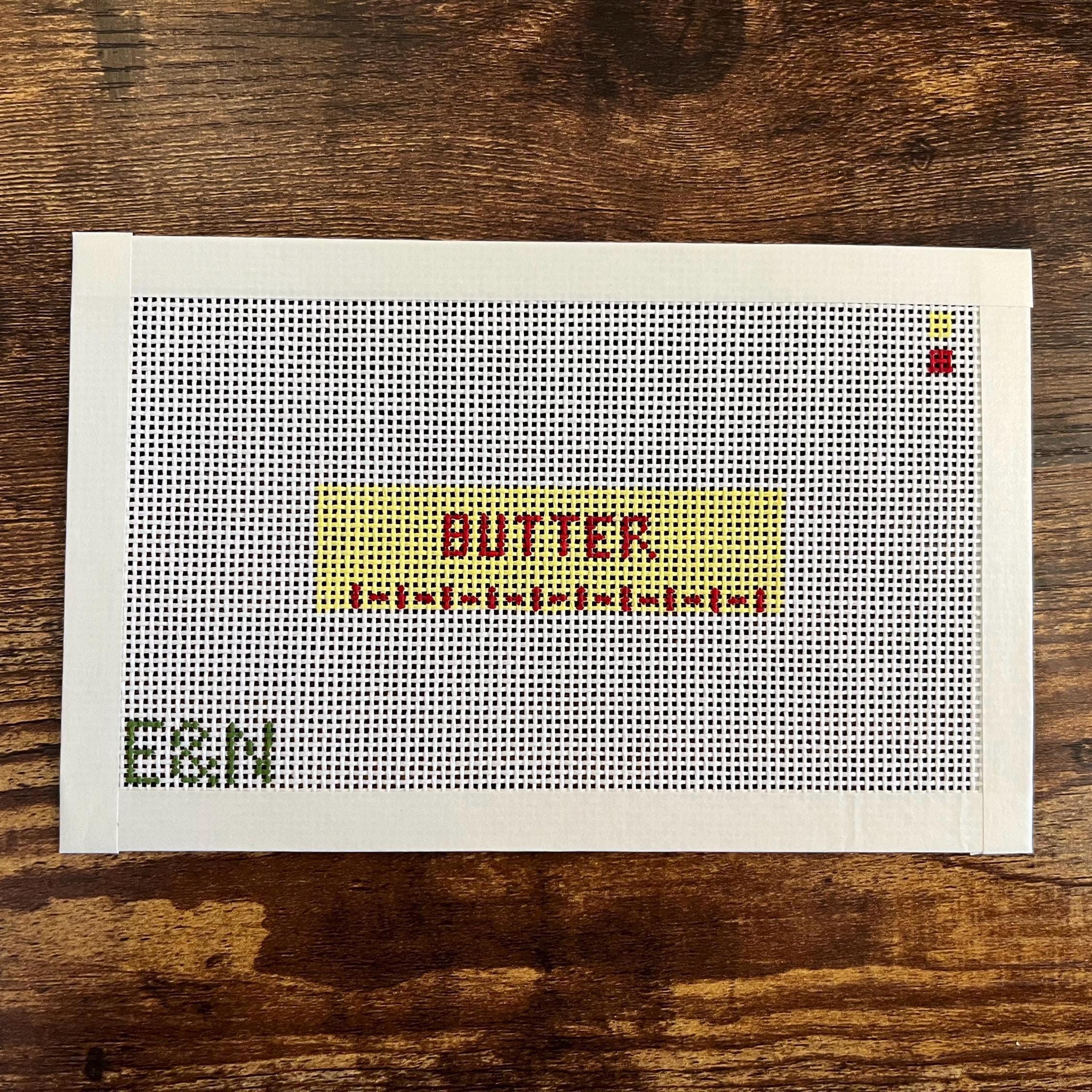 Butter - Hand Painted Needlepoint Canvas - Etsy