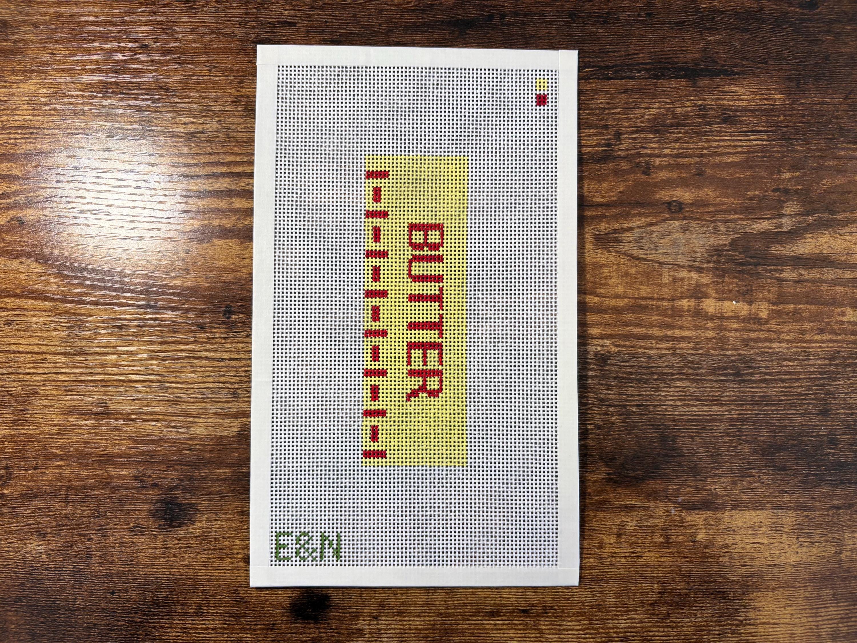 Butter - Hand Painted Needlepoint Canvas - Etsy