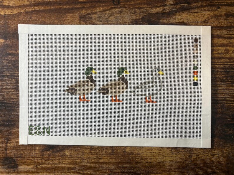 Duck Duck Goose - Hand Painted Needlepoint Canvas - Etsy