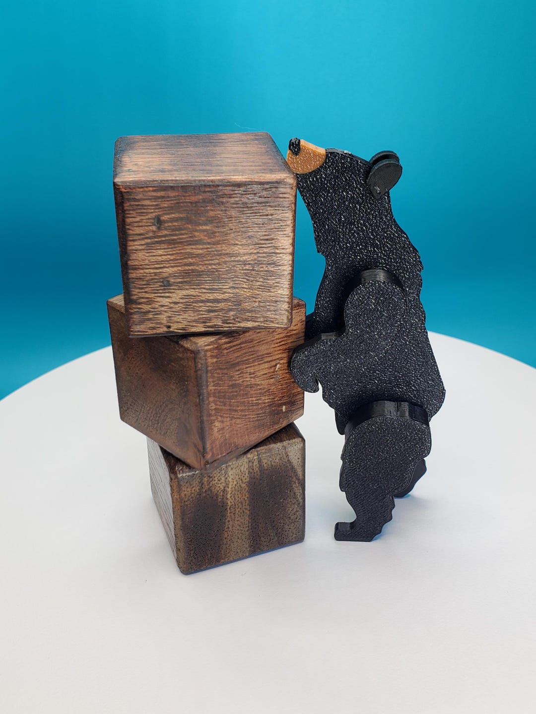 3D American Black Bear Card Puzzle Standing - Etsy