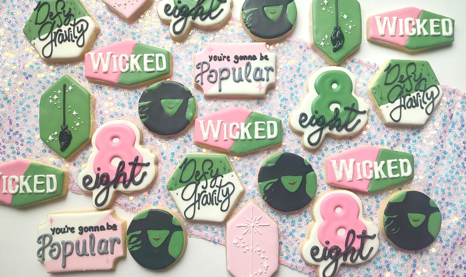 Wicked Royal Icing Decorated Sugar Cookies - Etsy