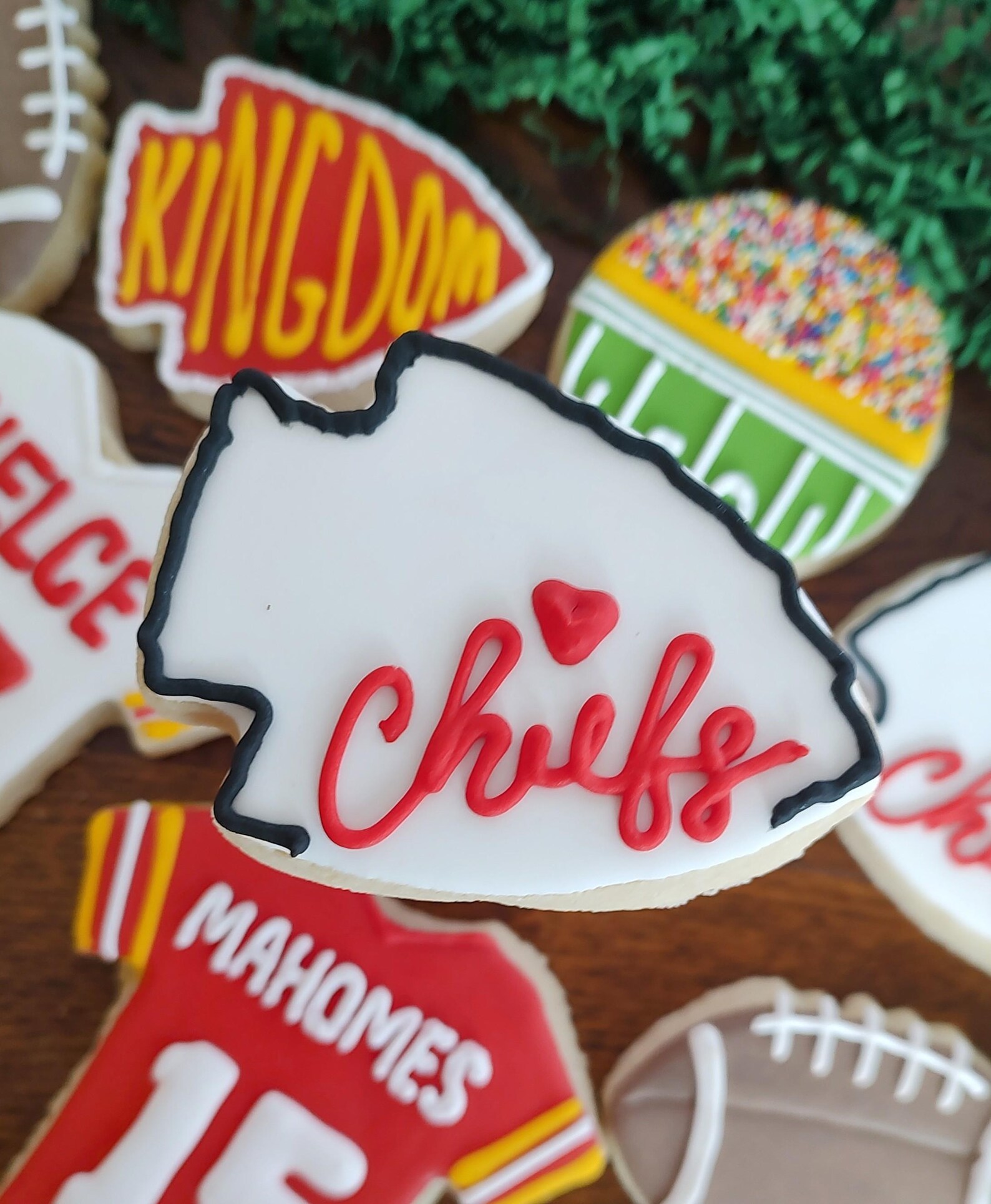 Chiefs Royal Icing Cookies - Etsy