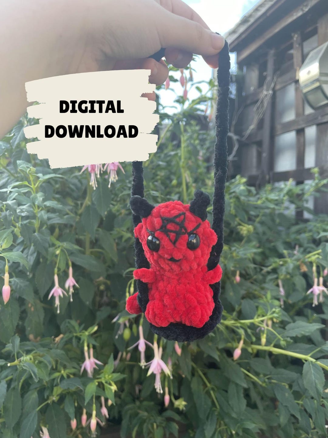 Dare the Devil Crochet Pattern: Halloween Amigurumi Hanger (PDF Pattern ...
