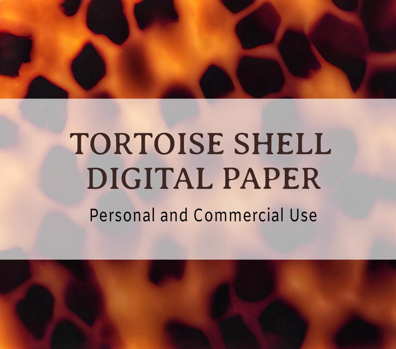 Tortoise Shell Digital Paper 4, Digital Download - Etsy