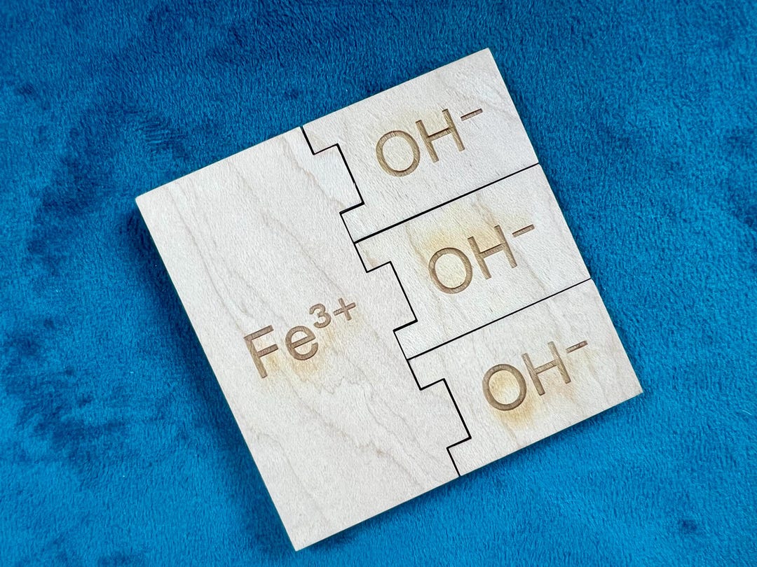 Ionic Bonding Tiles – Chemistry Manipulative - Etsy