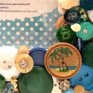 RESERVED ~ CUSTOM ONLY Maui Button Frame ~ Hawaiian Frame ~ Vacation ...