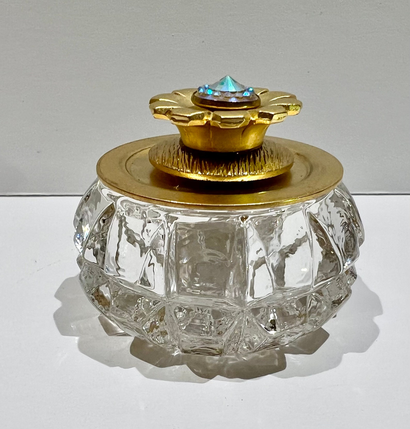 Button Ring or Trinket Box ~ Button Art ~ Retro Art ~ Gift for Crafter ...