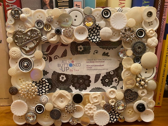 MOTHER Button Frame Gift for Mom Gift for Sister Mothers | Etsy